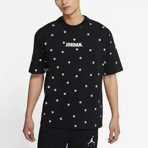 JORDAN Logo Print Crew Neck Short-sleeved