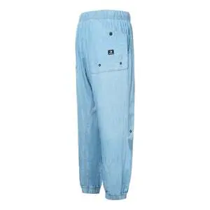 CONVERSE Elevated Woven Chambray Jogger Asia Sizing - Blue