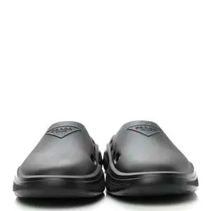 Prada Foam Rubber Mules - Black