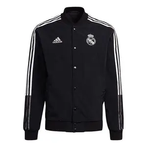 Adidas Real Madrid Bomber Jacket - Black