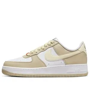 Nike Force 1 '07 Low Rattan Lace-up Sneakers - White/brown