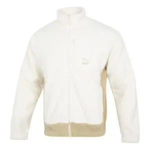 PUMA Das Cc Stand Collar Jacket - White/beige