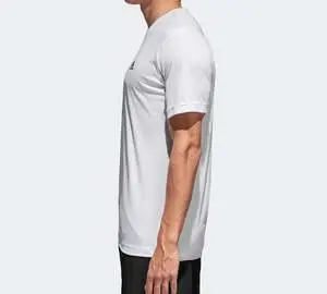 Adidas Sports Round Neck Short Sleeve - White