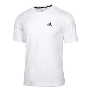 Adidas Sports Round Neck Short Sleeve T-shirt - White