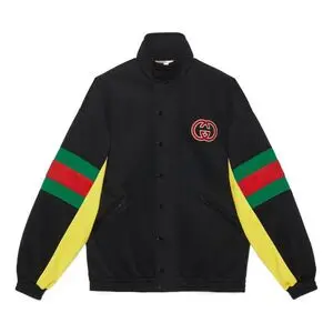 Gucci Neoprene Jacket With Web Detail
