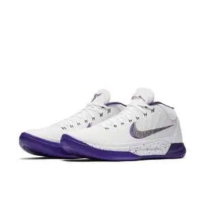 Nike Kobe Ad Mid 'baseline' Low Top Sneakers - White/purple/black