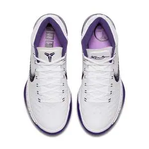 Nike Kobe Ad Mid 'baseline' Low Top Sneakers - White/purple/black