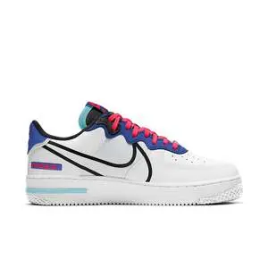Nike Force 1 React Sneakers - White/blue/red