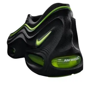 Nike Max 95000 3d-printed Athletic Sneakers - Black/volt