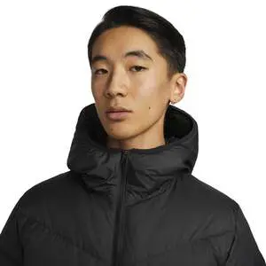 Nike Hooded Puffer Jacket - Black