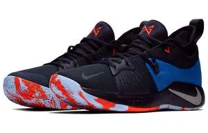 Nike Pg 2 Ep 'home Craze' Basketball Sneakers - Black/blue/orange