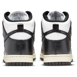 Nike Dunk High Vintage Black Sneakers - Black/white