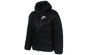 Nike Down Fill Hooded Jacket - Black