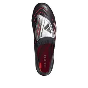 Adidas Predator Elite Fold-over Tongue Ag 'bsr' Football Boots - Core Black/silver Metallic/vivid Red