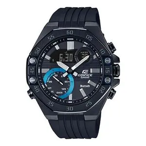 Casio Edifice Bluetooth Quartz Solar Powered Analog/digital Watch With Sapphire Crystal - Black