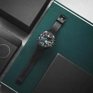 Casio Edifice Bluetooth Quartz Solar Powered Analog/digital Watch With Sapphire Crystal - Black