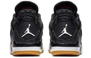 JORDAN Air 4 Retro Se "laser" Sneakers - Black Laser
