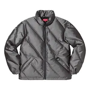 Supreme Iridescent Puffy Jacket - Black