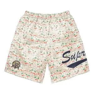 Supreme Ss26 Floral Jacquard Shorts - White