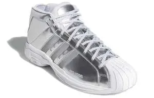 Adidas Pro Model 2g High Top Sneakers - Silver
