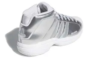Adidas Pro Model 2g High Top Sneakers - Silver