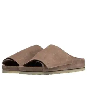 BIRKENSTOCK X Fear Of God Los Feliz Suede Leather Sandals - Grey