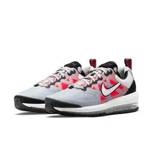Nike Max Genome "infrared" Low Top Sneakers - Grey/white/red
