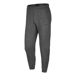 Nike Logo Cozy Fleece Stay Warm Casual Bundle Feet Sports Pants Black - Carbon Black