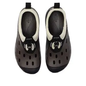 CROCS Quick Trail Clogs - Brown/white/black