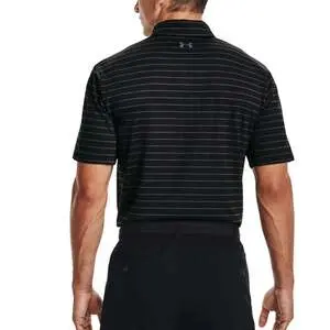 Under Armour Playoff Core Stripe Polo Shirt - Black
