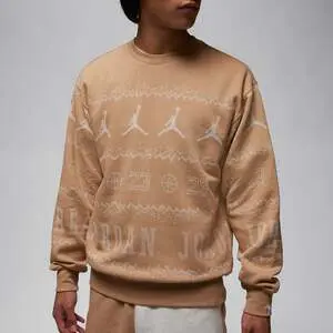 JORDAN Essential Holiday Fleece Crewneck Sweater