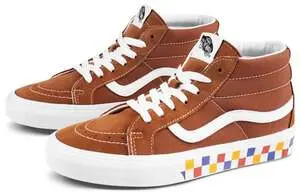 VANS Sk8-mid Reissue High Top Sneakers - Orange