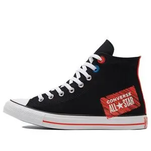 CONVERSE Converse Chuck Taylor All Star High Top Sneakers Black/red