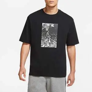 JORDAN X Union La Dunk Printing Sports Round Neck T-shirt Asia Sizing - Black