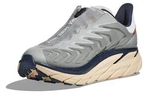 Hoka One One Project Clifton Knitted Running Sneakers