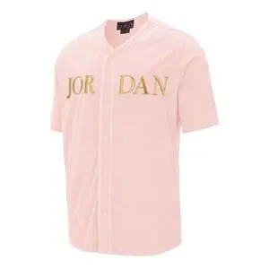 JORDAN Short Sleeve Baseball Jersey - Pinkgold