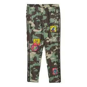 Adidas Originals X Jeremy Scott Crossover Camouflage Sports Pants/trousers/joggers Green - Multicolor