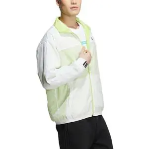Adidas Neo Stand Collar Colorblock Zipper Jacket Autumn Colorblock