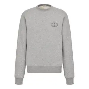 Dior Embroidered Crewneck Sweatshirt - Grey