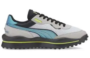 PUMA Style Rider "petrol Spill White - Grey/blue