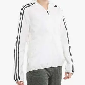 Adidas Hooded Windtight Jacket - White