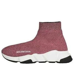 Balenciaga Speed 1.0 Sock Sneakers - Pink/white/black
