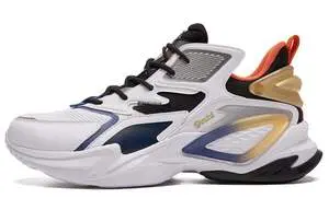 361 DEGREES Nfo 2.0 Plus X Gold Saint 'gemini Saga' Sneakers - White/black/gold
