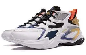 361 DEGREES Nfo 2.0 Plus X Gold Saint 'gemini Saga' Sneakers - White/black/gold