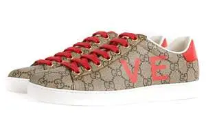 Gucci Ace Sneakers - Grey Red