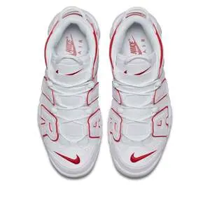 Nike More Uptempo Sneakers - Red/white
