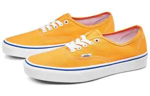 VANS Canvas Authentic Low Top Sneakers - Orange