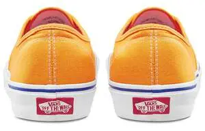 VANS Canvas Authentic Low Top Sneakers - Orange
