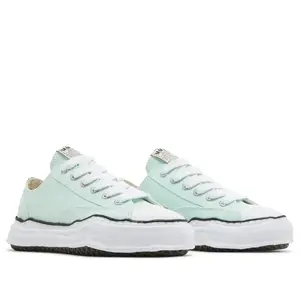 Mihara Yasuhiro Peterson Og Sole Canvas Low Top Sneakers - Light Blue