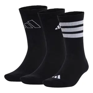 Adidas Logo Socks 3 Pack - Black